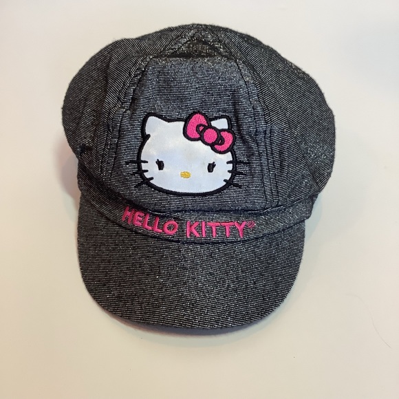 Hello Kitty | Accessories | Hello Kitty Embroidered Sparkly Newsboy ...
